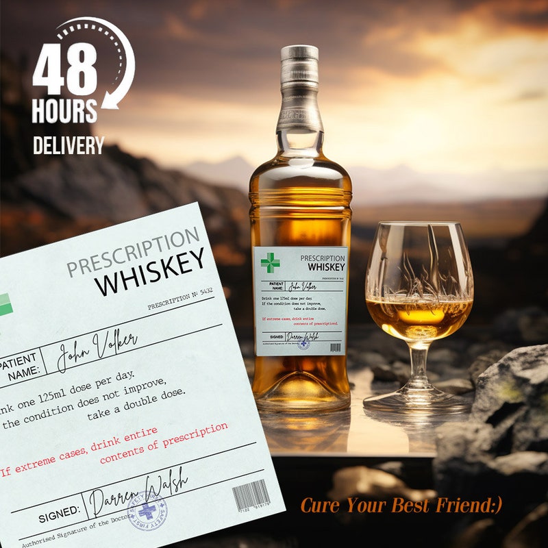 Whiskey Bottle Label - Etsy