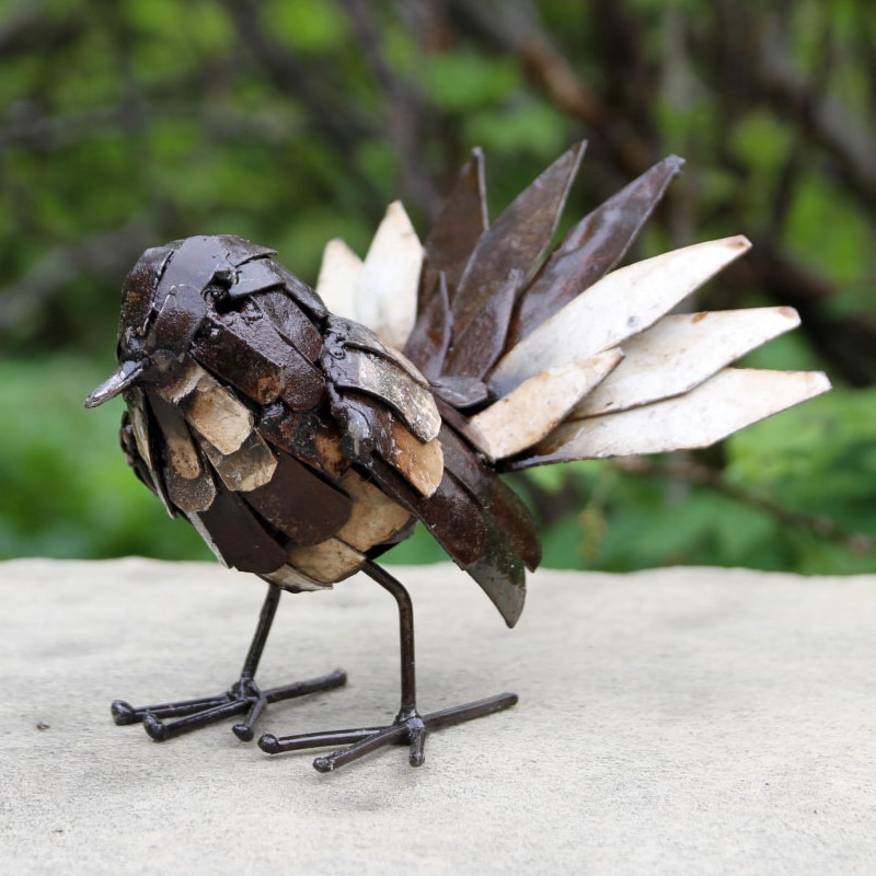 Metal Bird Sculptures for Outdoors - Etsy UK