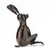Metal Rabbit Garden Ornament Sculpture Art Handmade Recycled - Etsy
