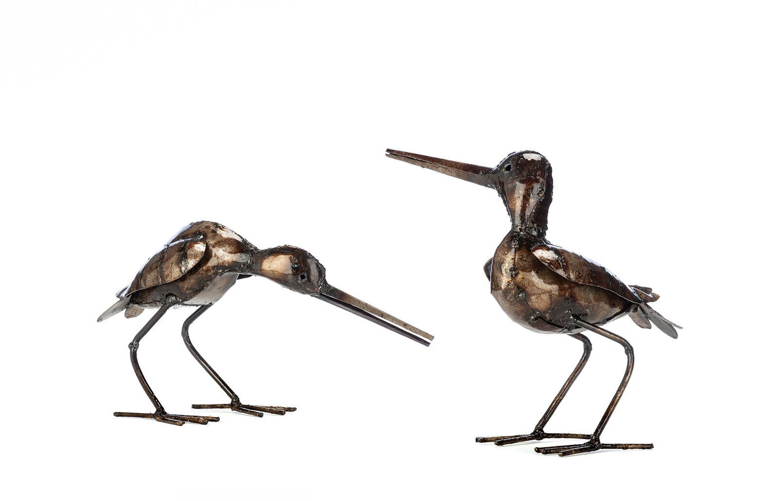 Metal Sandpiper Garden Ornament Sculpture Art Handmade - Etsy