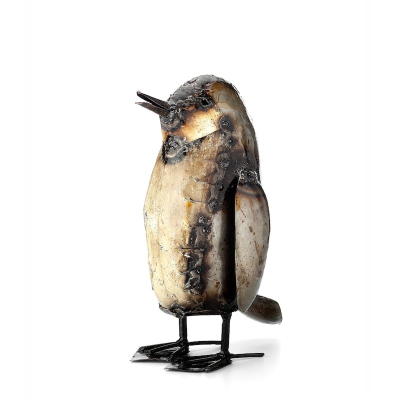 Metal Penguin Garden Ornament Sculpture Art Handmade - Etsy UK