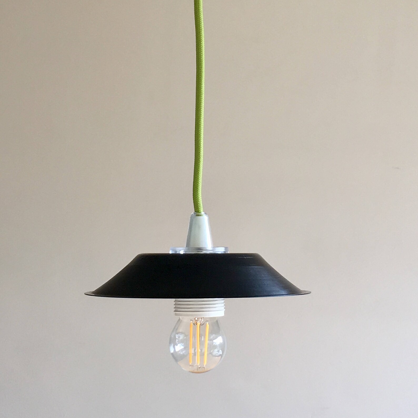 Retro Style Upcycled 7 Inch Single Vinyl Record Lamp in Shallow Depth ...