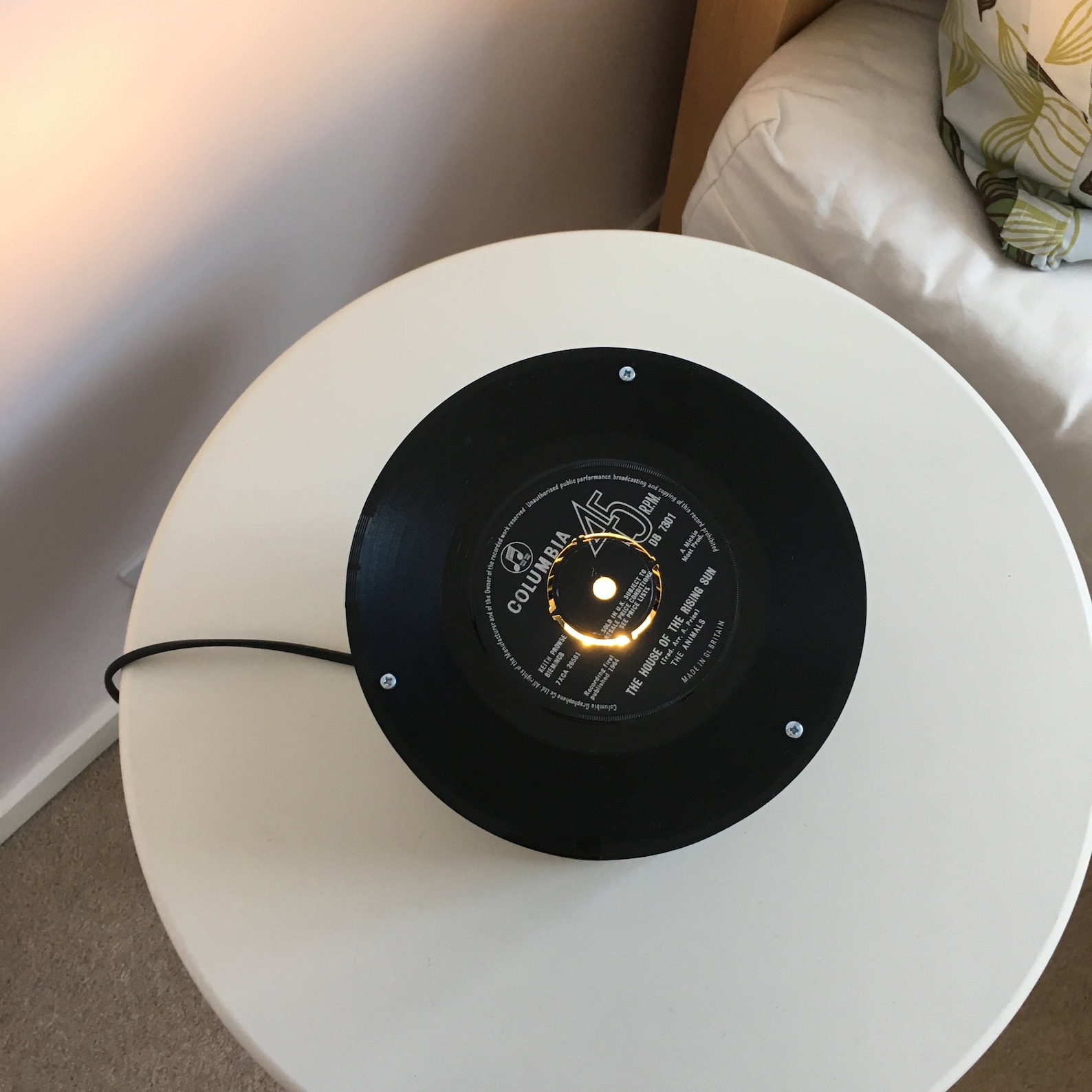 Upcycled stack 7 single vinyl records handcrafted into | Etsy