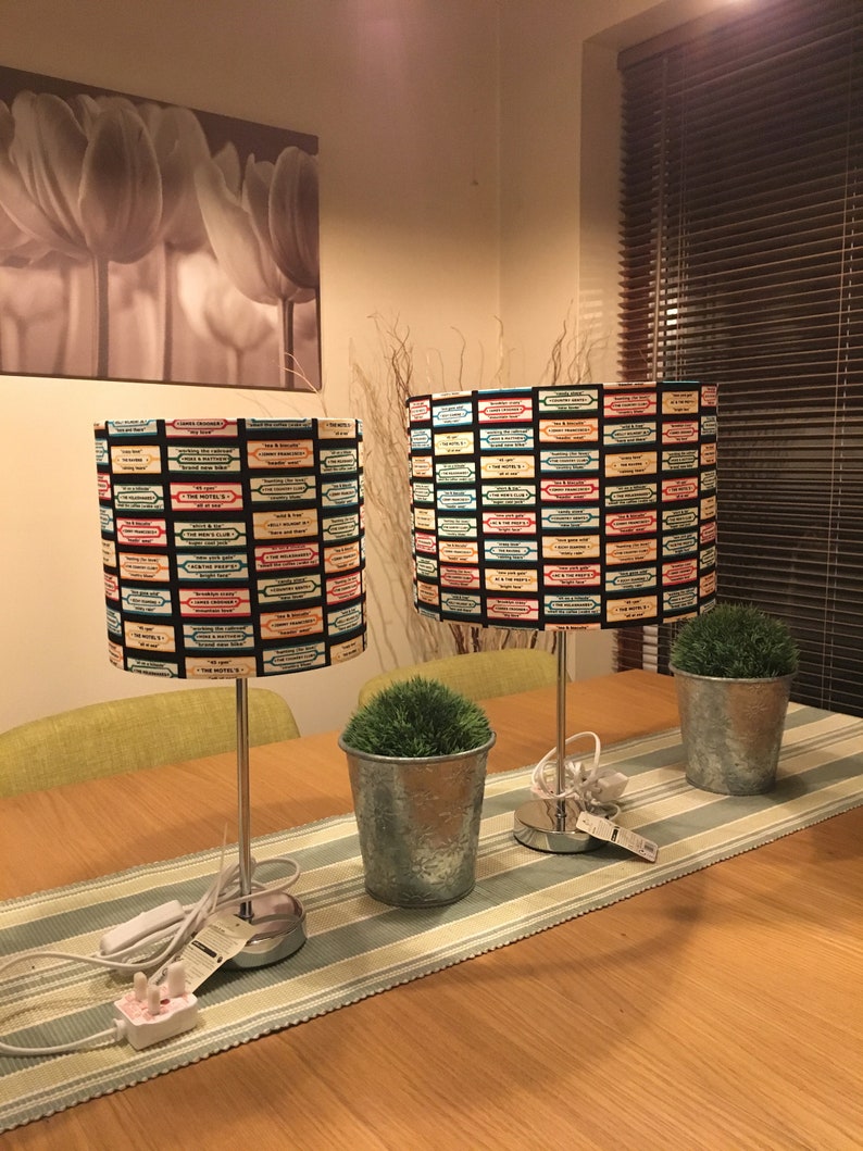 30 Cm Drum Jukebox Print Lampshade - Etsy