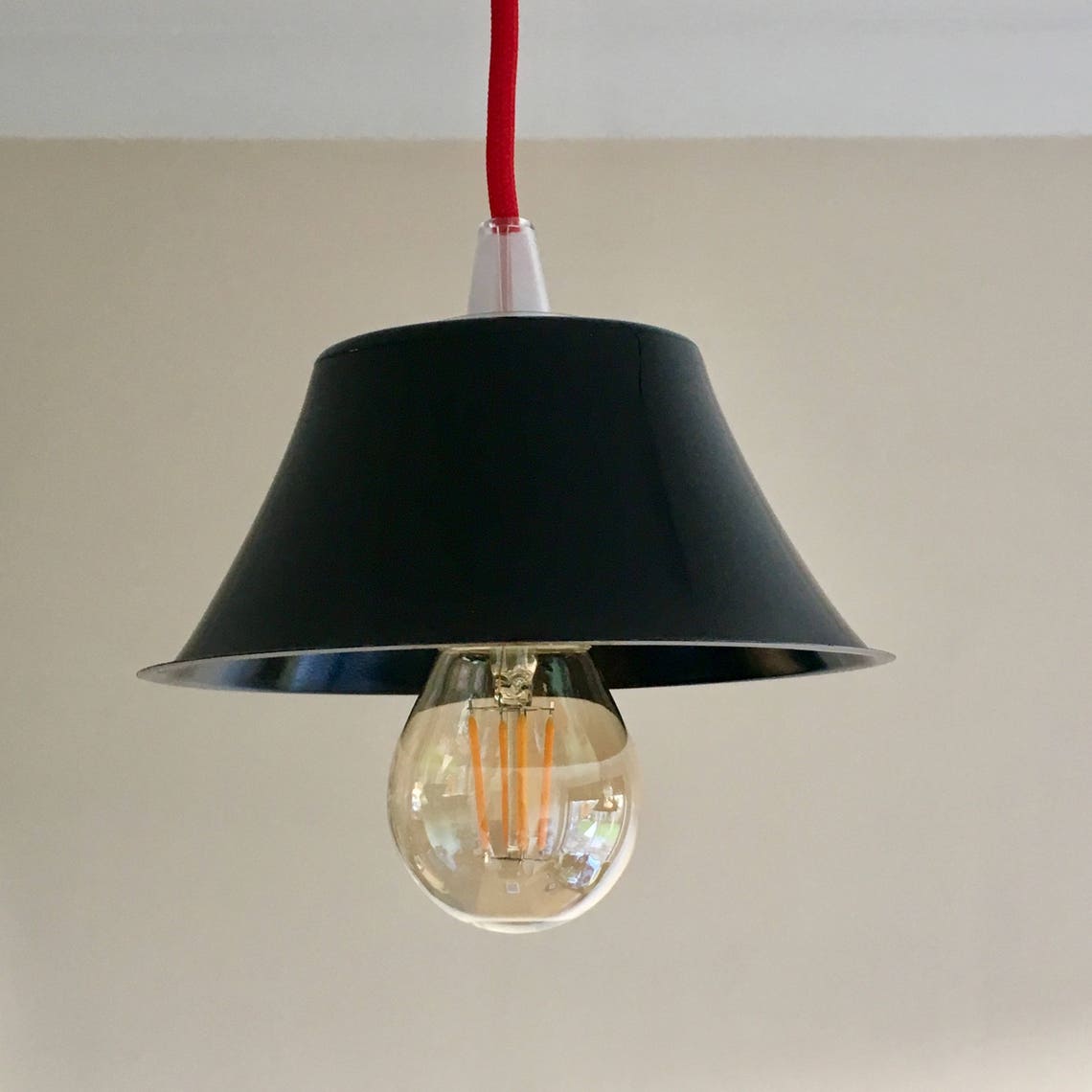 Retro Style Upcycled 7 Inch Single Vinyl Record Lamp in Medium Depth ...