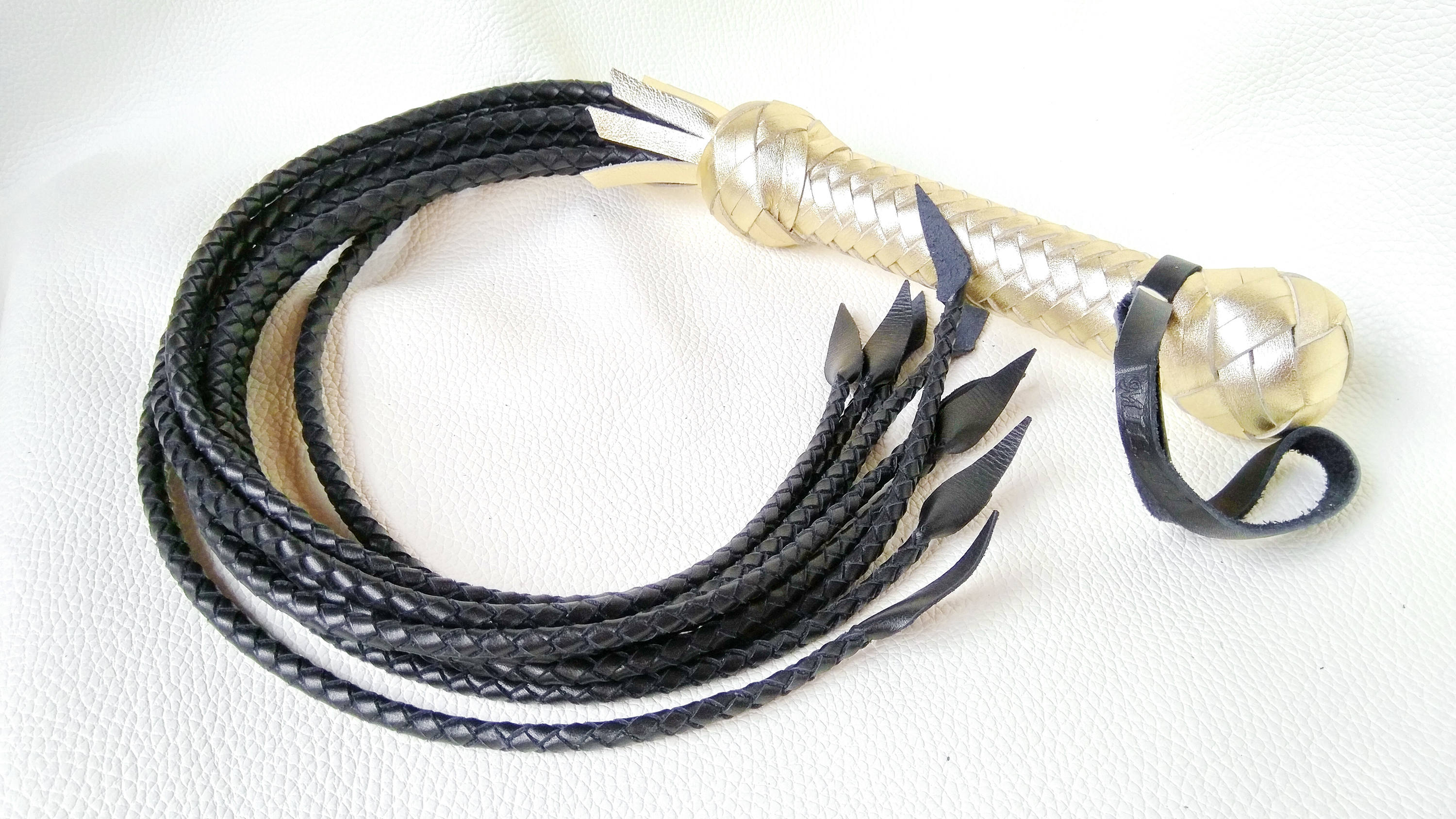 Whip Leather Whip Cat Nine Tails Cat Floger BDSM Leather - Etsy