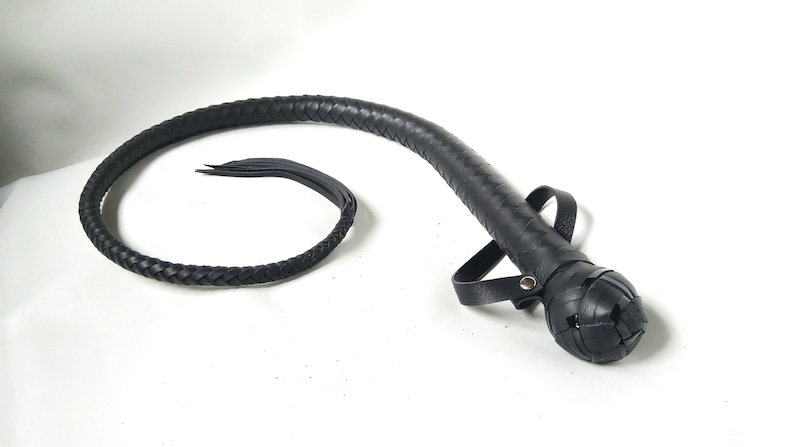 Leather Whip, One-tailed Leather Whip, BDSM Whip, Leather Whip BDSM ...