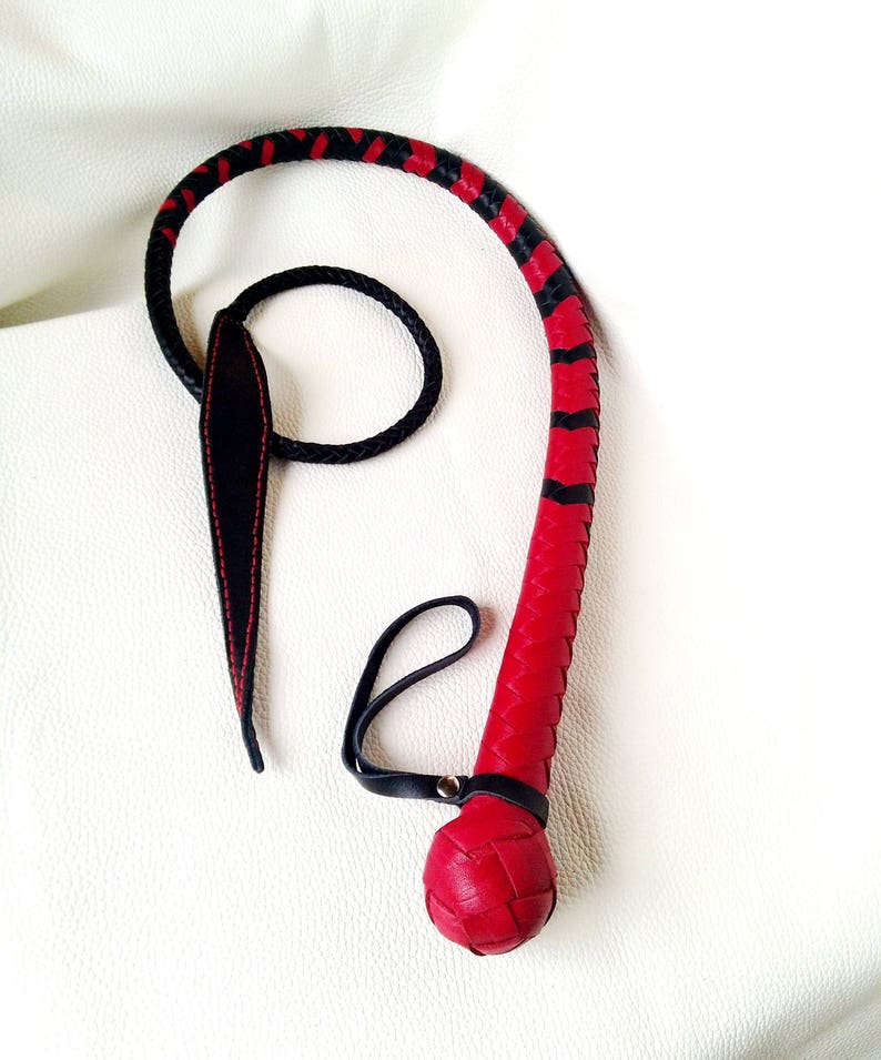 BDSM Whip One-tailed whip without hard grip a snake. The | Etsy