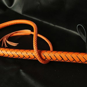 Leather Whip, BDSM Whip, Bullwhip 145 Cm, Single-tailed Lash - Etsy
