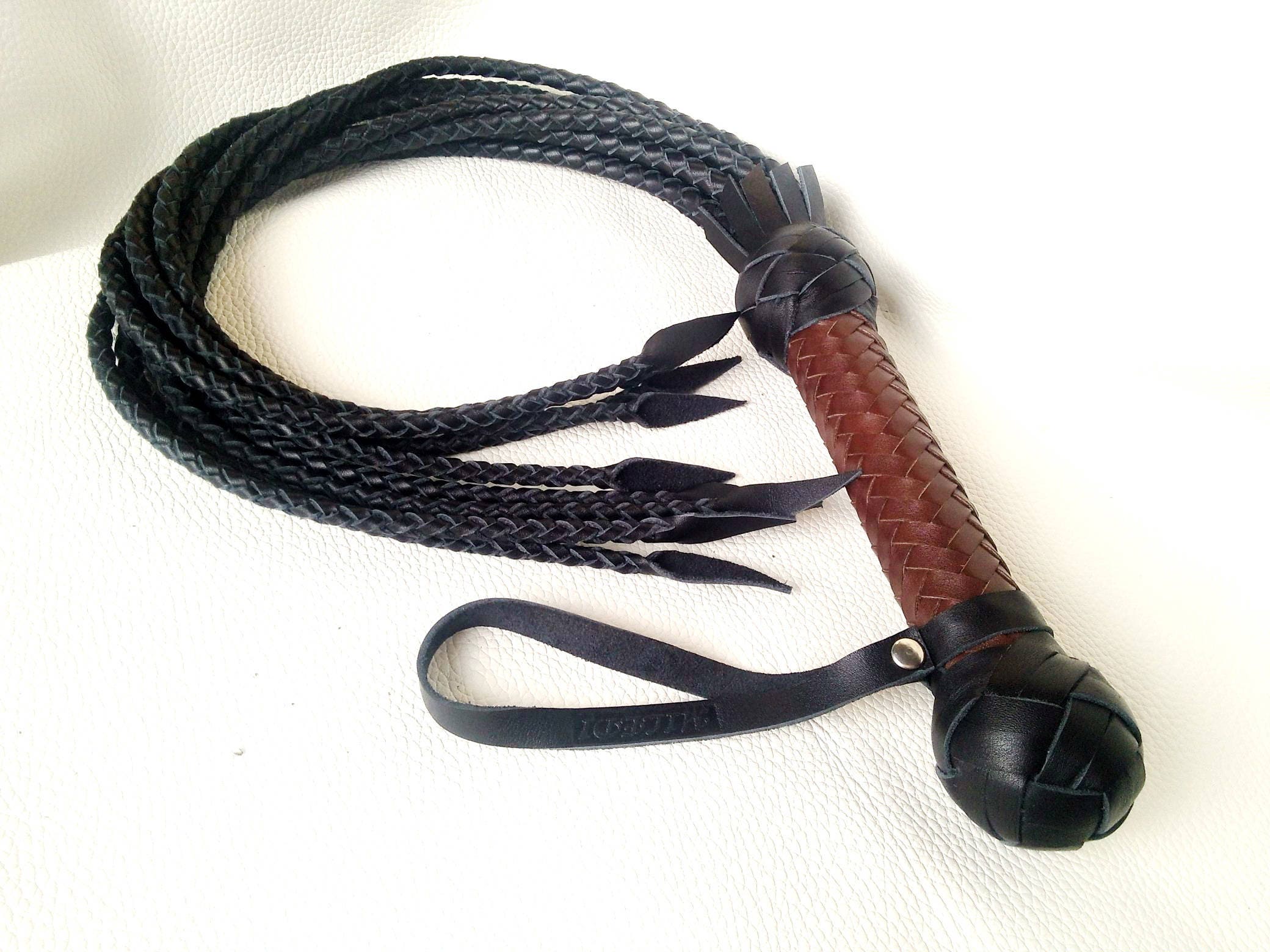 Cat of 9 Tails, BDSM Whip, Leather Whip, Leather BDSM Riding Crop - Etsy