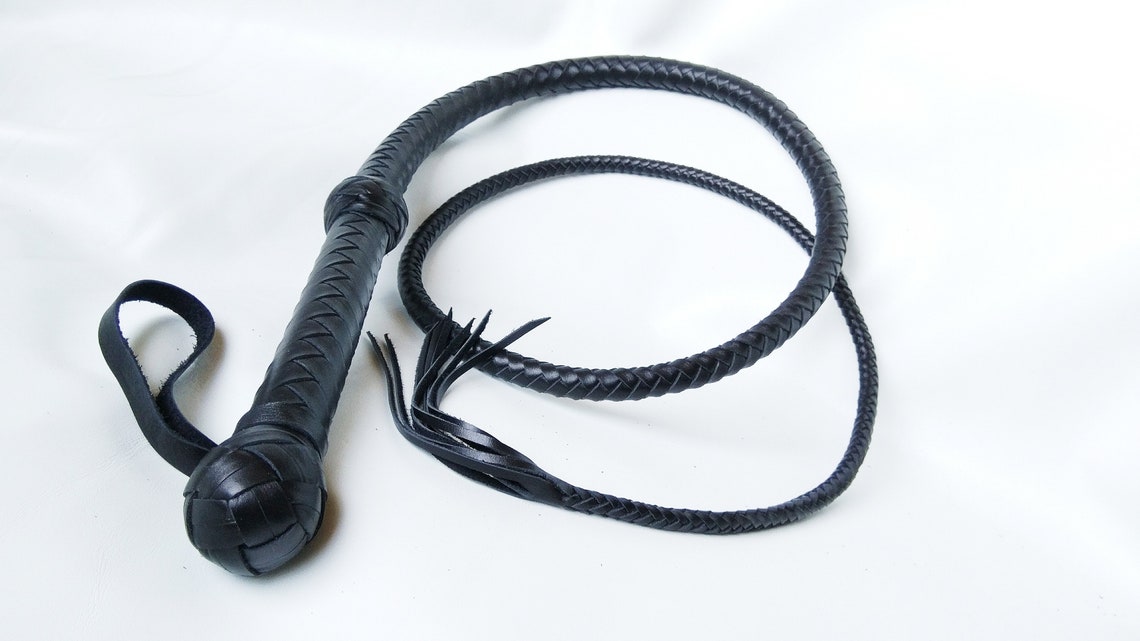 Leather Whip 200 cm BDSM whip. One-tailed whip Leather BDSM | Etsy