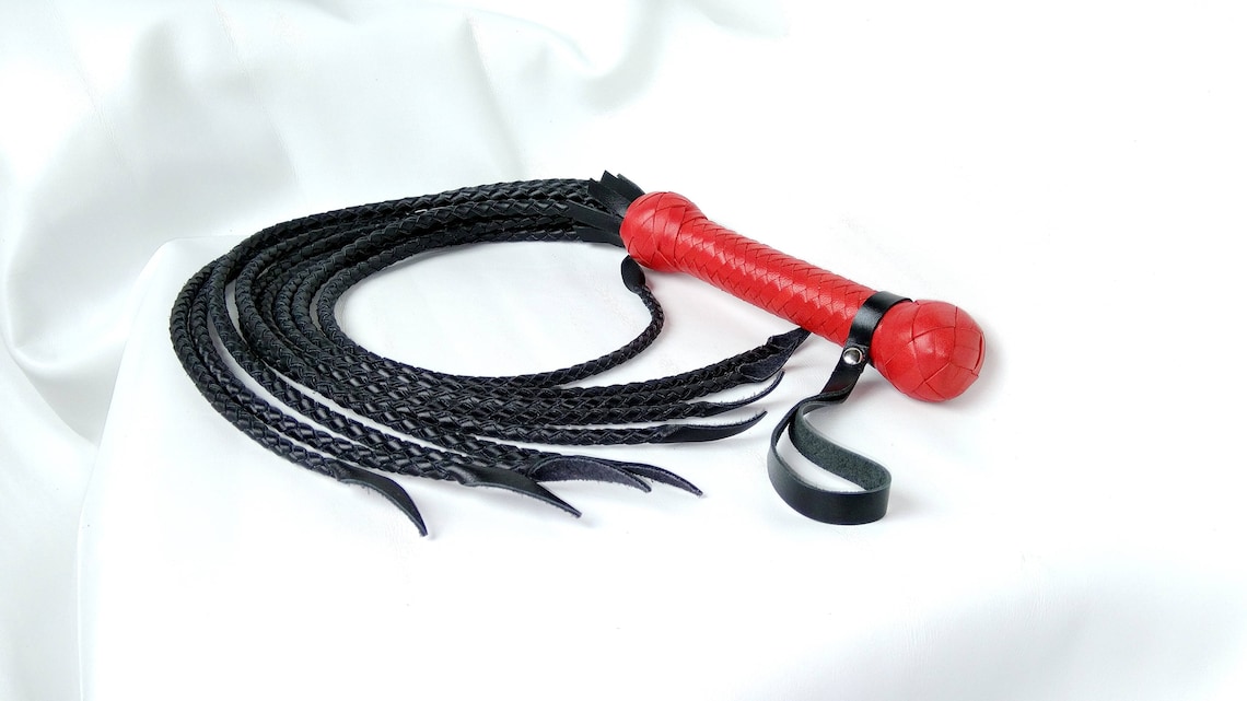 Cat of 9 Tails BDSM Whip Leather Whip Leather BDSM Riding - Etsy