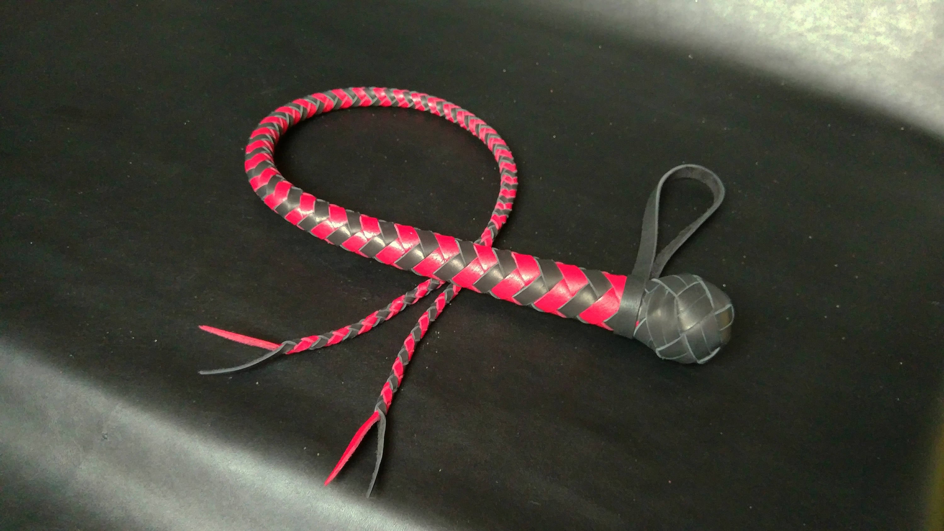 Leather whip One-tailed leather whip BDSM whip One-tailed | Etsy