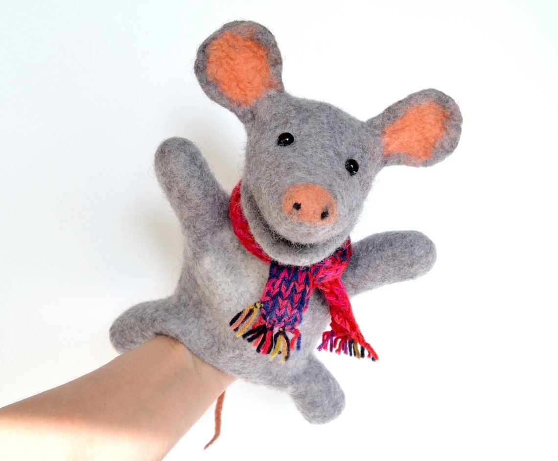 Rat hand puppet Puppets theater Marionette puppet | Etsy