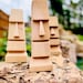 Wooden Moai Tiki Figurine - Etsy