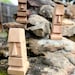 Wooden Moai Tiki Figurine - Etsy