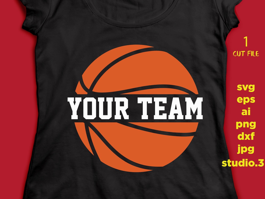 Basketball Split Frame, SVG Instant Download, Design for Cricut or ...