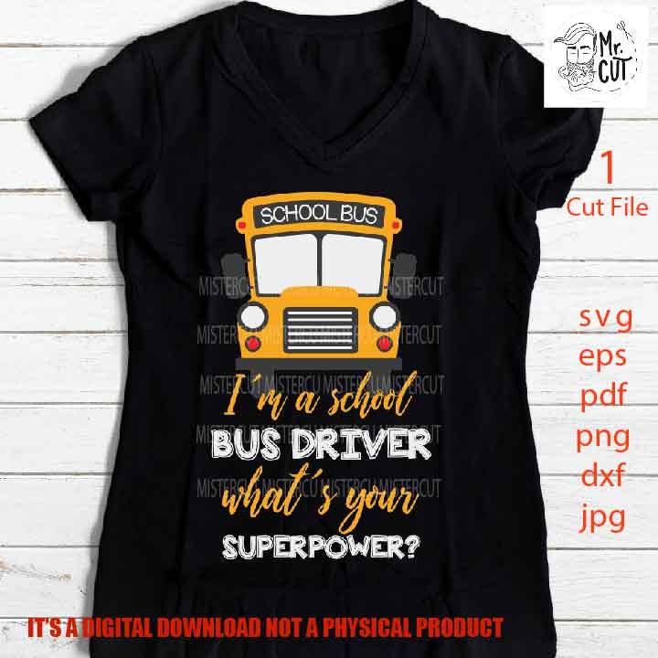 School Bus SVG Bus Driver Svg School Bus Aide Svg Cut Files - Etsy ...