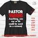 Pastor Warning Sermon, Shirt Vector Design, Sign Svg, Pastor Idea Gift ...