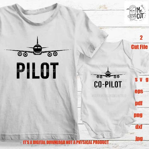 Pilot and Co-pilot SVG Best Friends Svg Png High Resolution | Etsy