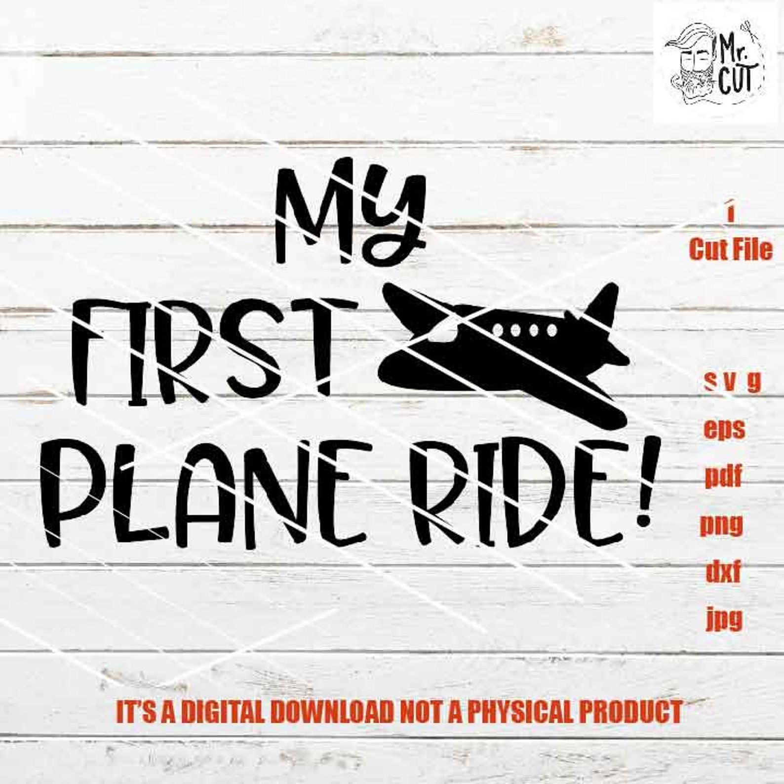 My First Plane Ride Svg, Baby Bodysuit Svg, Baby Ride DXF, Eps, Cut ...