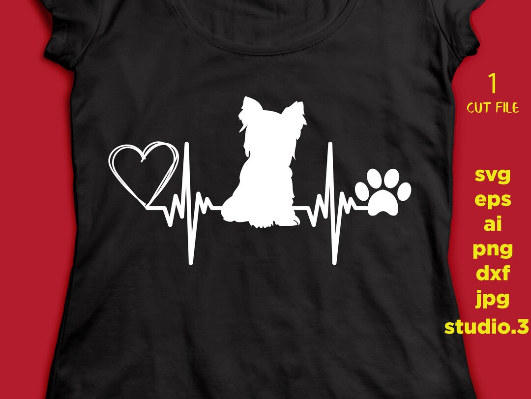 Yorkie Svg, Yorkshire Terrier, Yorkie, Svg Files, Svg Files for Cricut ...