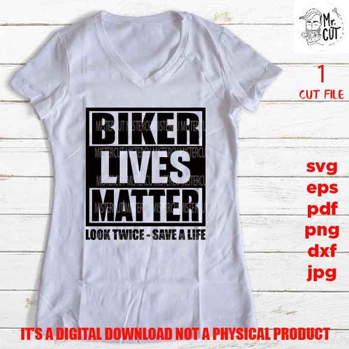 Biker Lives Matter Shirt Vector Design Svg Biker Gift Idea - Etsy