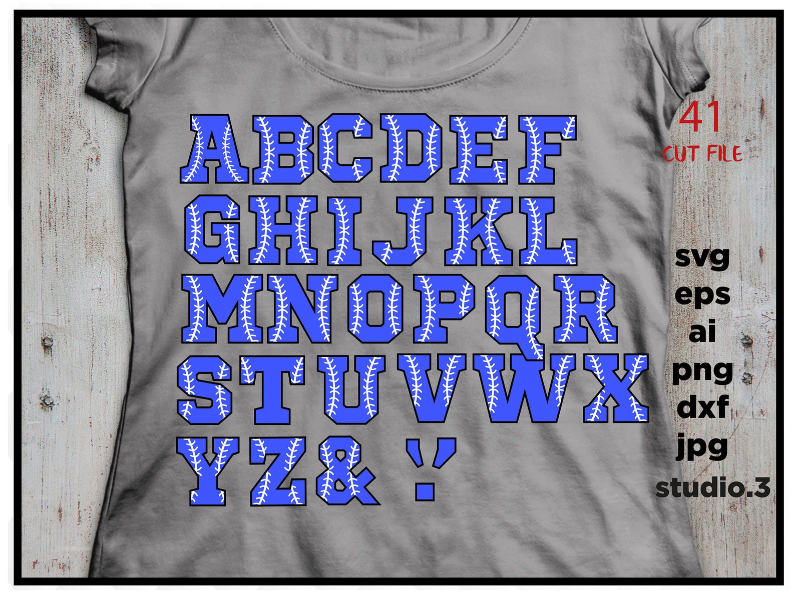 Baseball Alphabet & Numbers With Stitches Baseball Numbers - Etsy