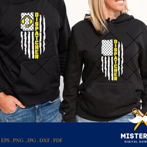 Dispatcher Svg, 911 Dispatcher Svg, Dispatch Svg, Distressed Flag Svg ...