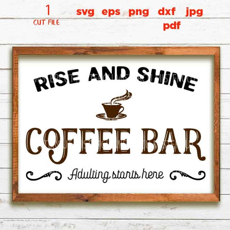 Coffee Sign Svg - Etsy