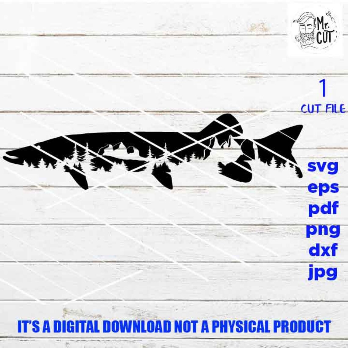 Muskellunge Muskie Svg Musky Lunge PNG High Resolution - Etsy