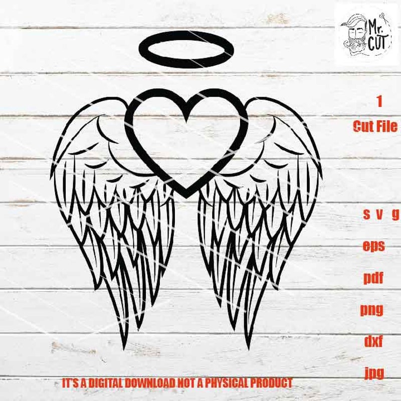 Angel Wings Wife Svg - Etsy