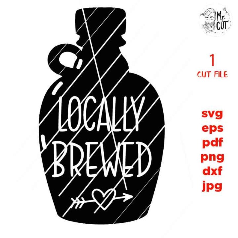 Locally Brewed SVG Locally Brewed Svg Baby Bodysuit Graphic | Etsy