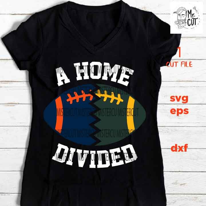Svg Files a House Divided Svg Football SVG Dxf Eps Cut - Etsy Canada