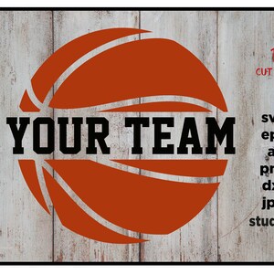 Basketball Split Frame, SVG Instant Download, Design for Cricut or ...