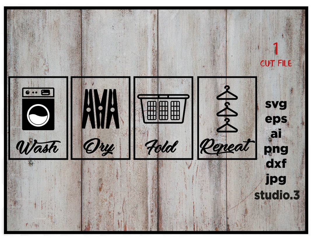 Laundry Room Art, SVG, Cut File PNG, Jpg, Cutting File, Vector File ...