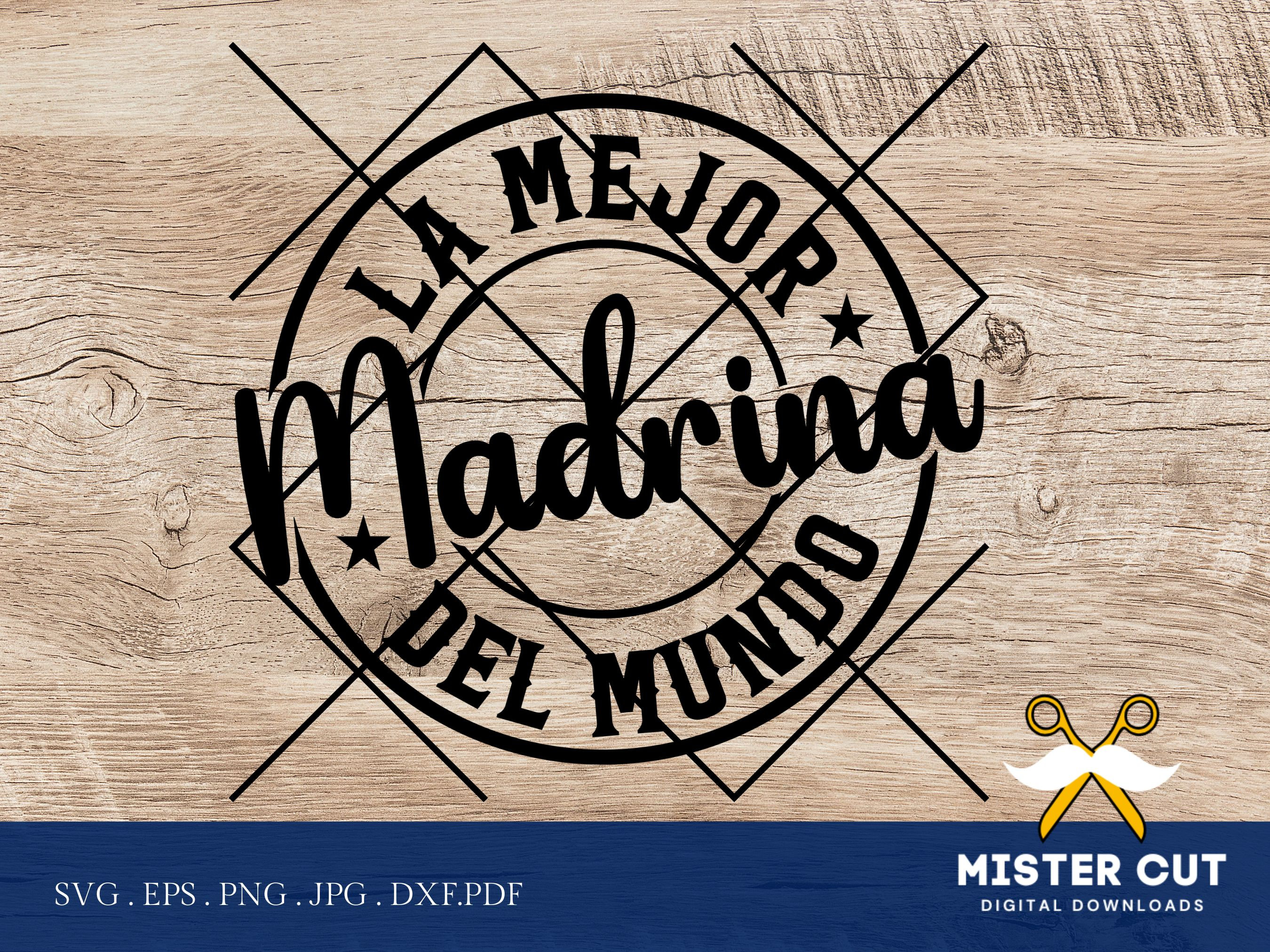 La Mejor Madrina Del Mundo Svg Madrina Svgmadrina Shirt - Etsy