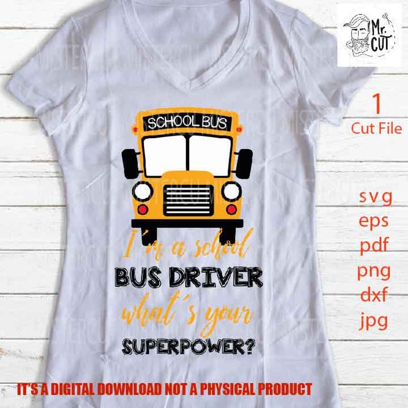 School Bus SVG Bus Driver Svg School Bus Aide Svg Cut Files | Etsy