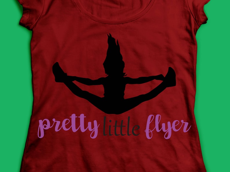 Pretty Little Flyer Cheerleading Cheer SVG Instant - Etsy