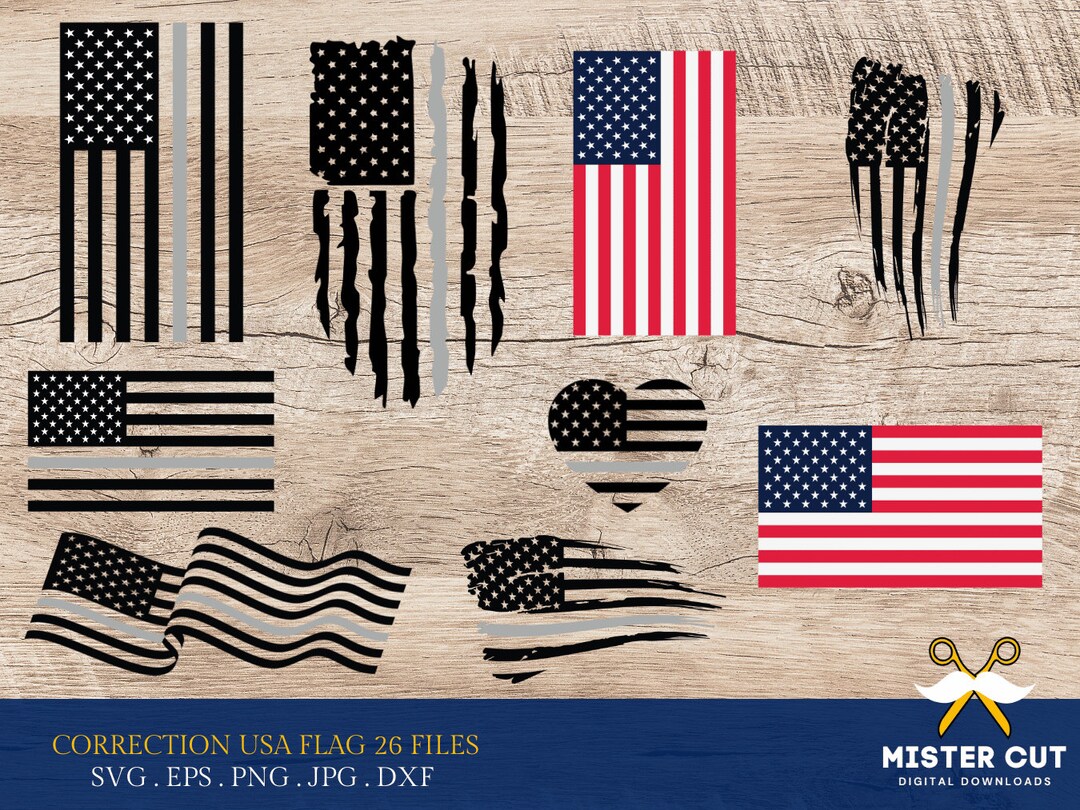 Correction Svg, Bundle Files, Correctional, USA FLAG, Shirt Vector ...