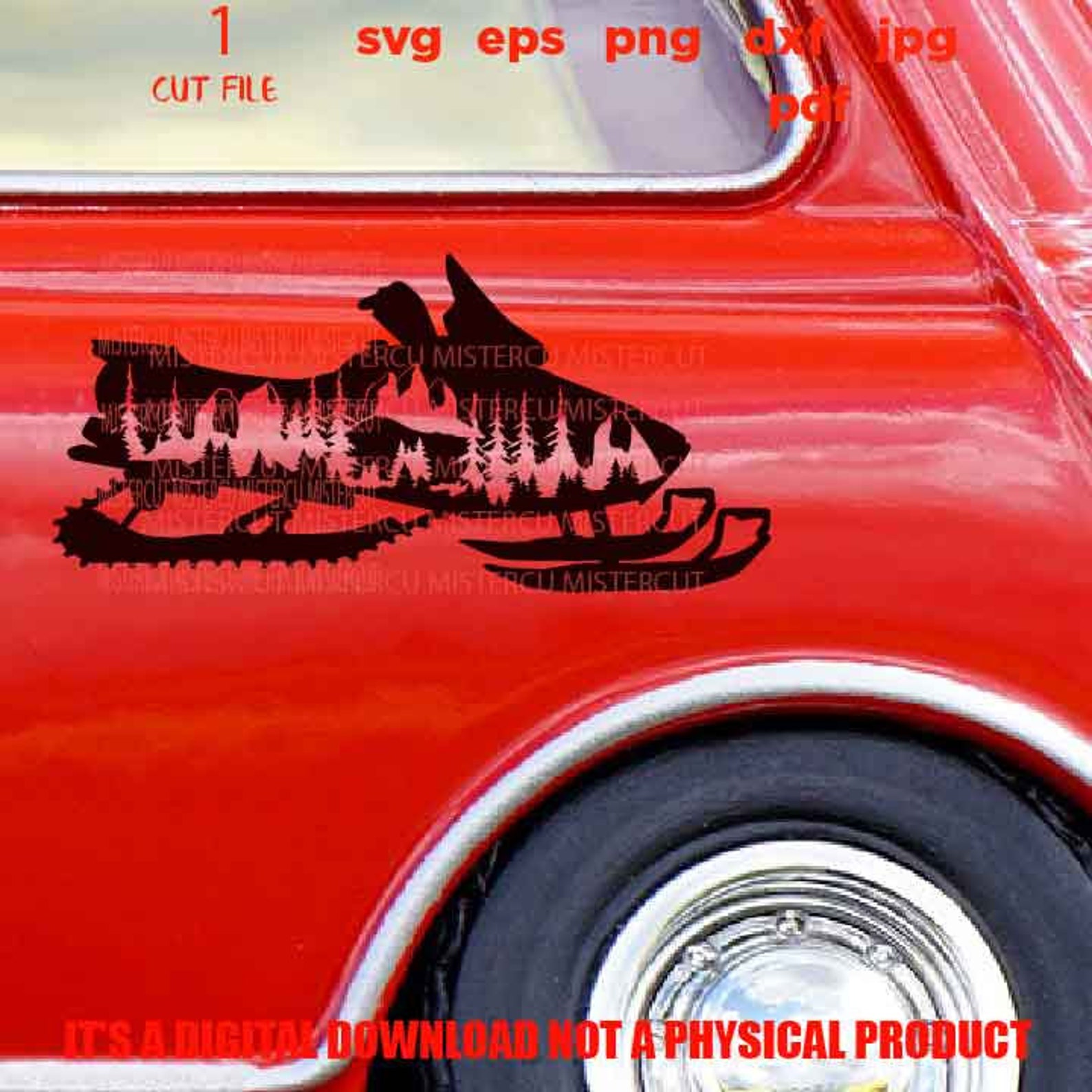 Mountain Snowmobile Adventure SVG PNG High Resolution Dxf | Etsy
