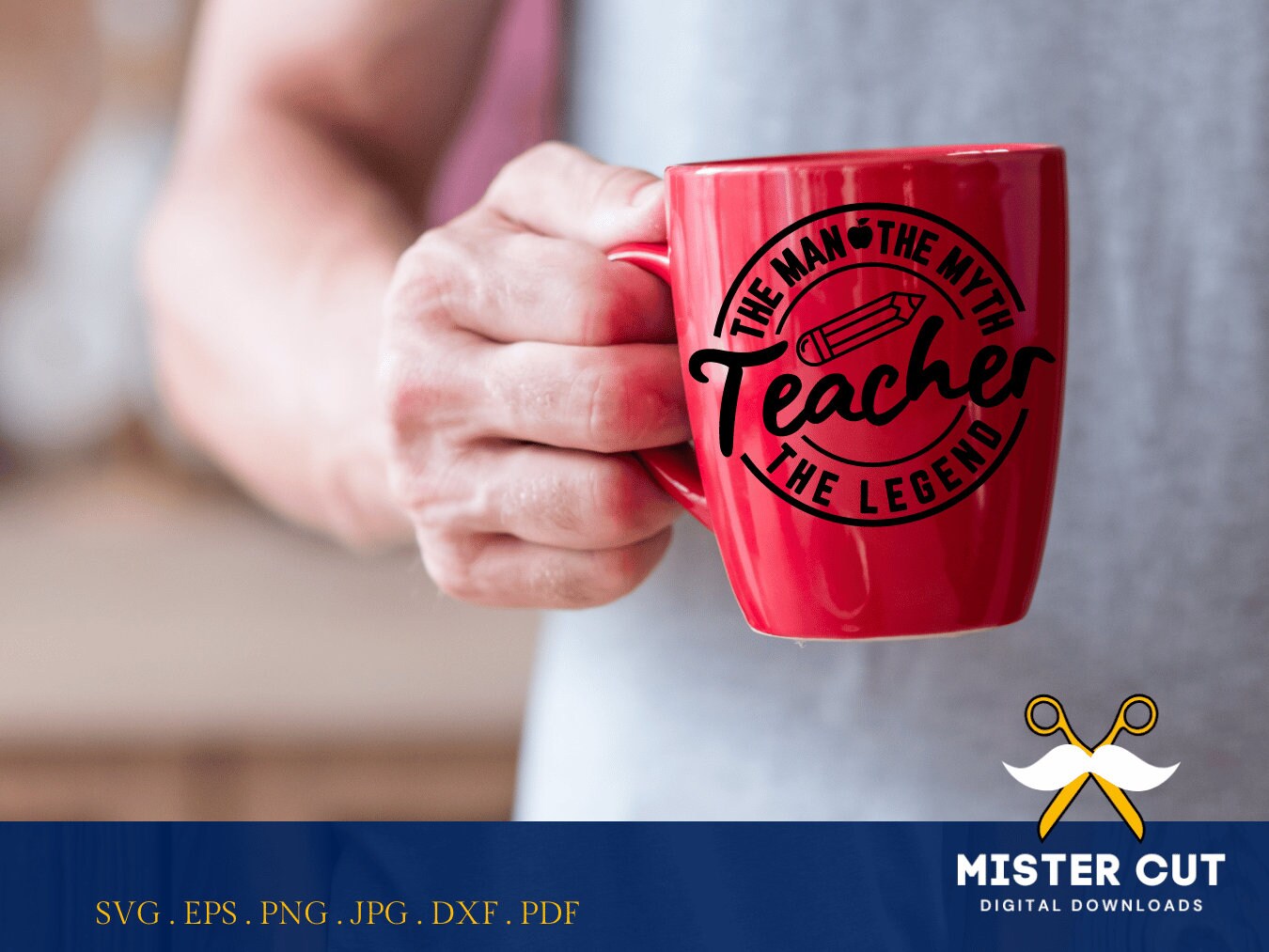 Teacher the Man the Myth the Legend Svg, Teacher Svg Png, Teacher ...