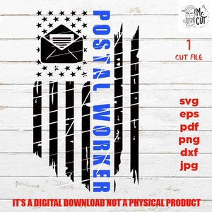 USA Flag Svg, Postal Worker Flag Shirt Vector Design, Sign Svg, Postal ...