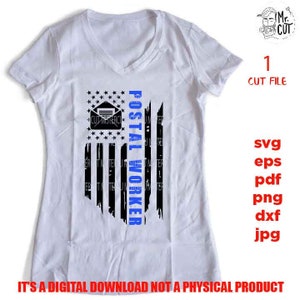 USA Flag Svg, Postal Worker Flag Shirt Vector Design, Sign Svg, Postal ...