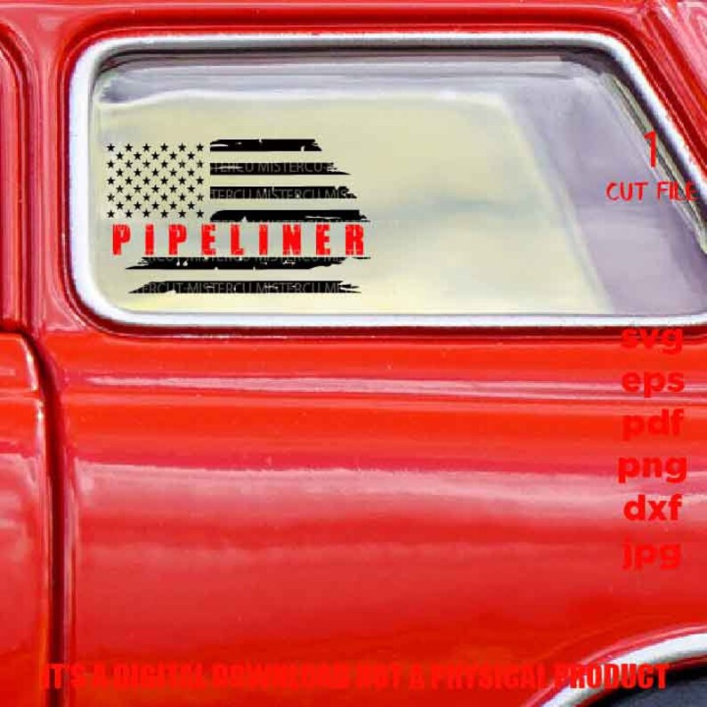 Pipeliner Svg Pipeliner Distressed USA Flag Svg PNG Dxf | Etsy