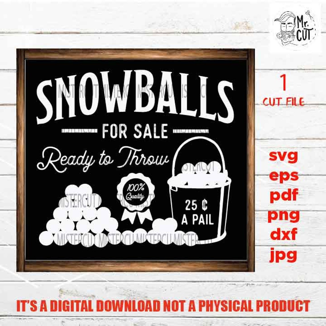 Snowballs for sale Svg Rustic winter sign Home Decor and | Etsy
