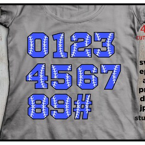 Baseball Alphabet & Numbers With Stitches, Baseball Numbers With ...