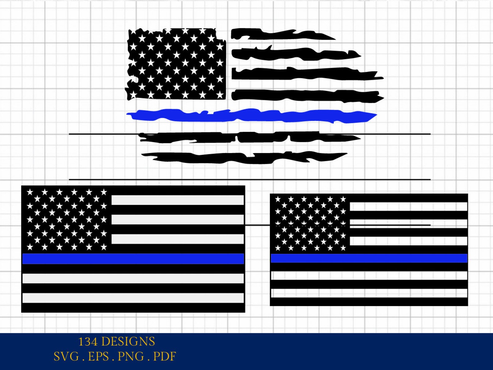 Police Bundle, SVG, EPS, PNG High Resolution for Sublimation, Cut File ...