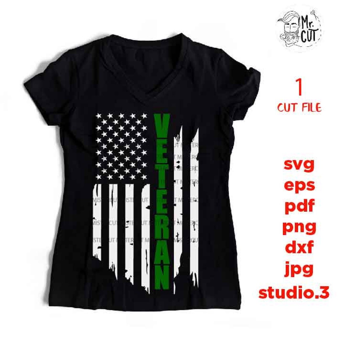USA Military Vet Army Flag Svg Distressed Flag Svg Fourth - Etsy