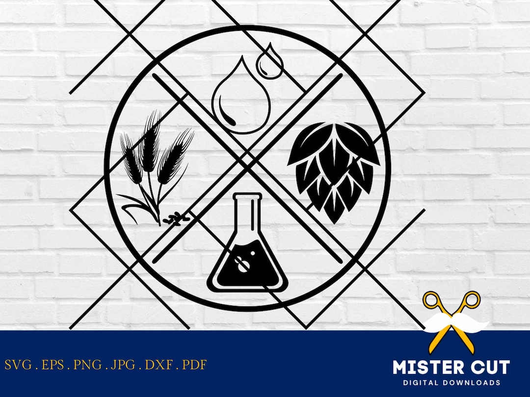 Beer Ingredients Svg Shirt Vector Design, Sign Svg, Svg Idea Gift, PNG ...